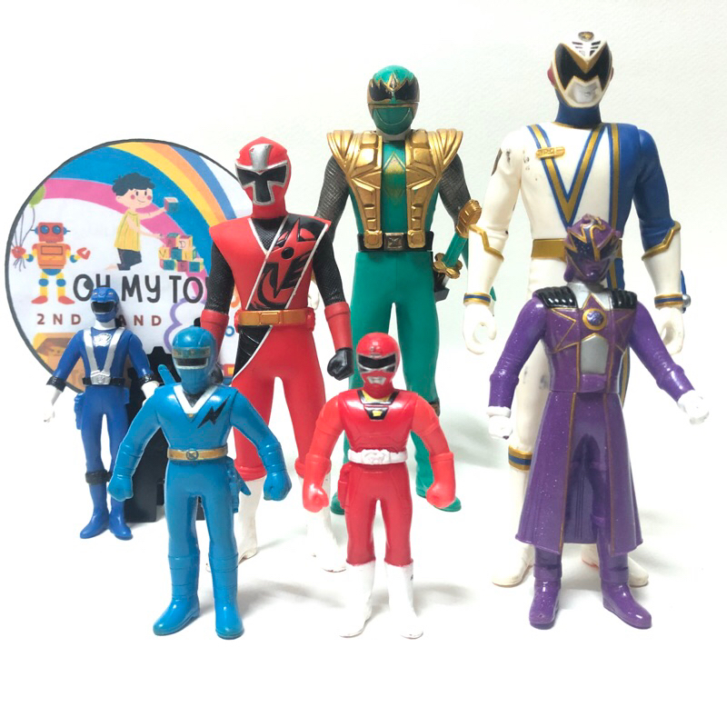 Soft Five-Color Movement Super Sentai Transformation Model | Shopee ...