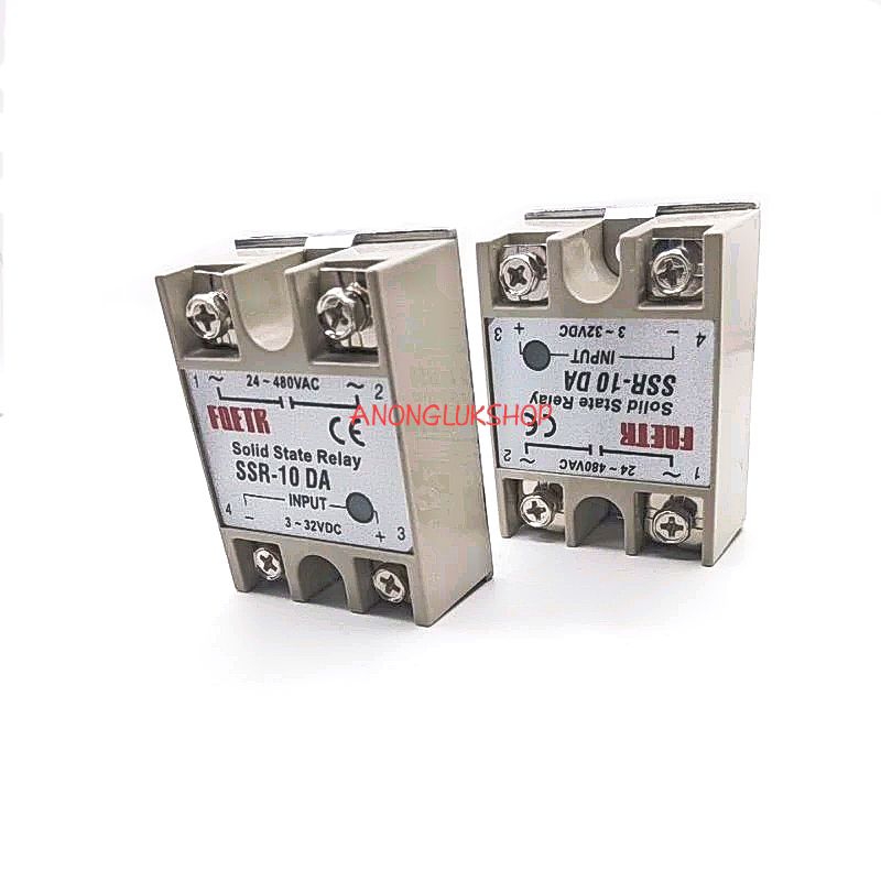 1 Unit SSR-10DA SSR10DA Soliss Stall Relay DC -AC Input.3-32VDC Output ...