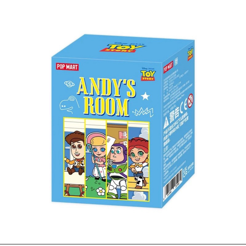 POP MART Disney Toy Story: Andy's Room Series Scene Sets Action Figures ...