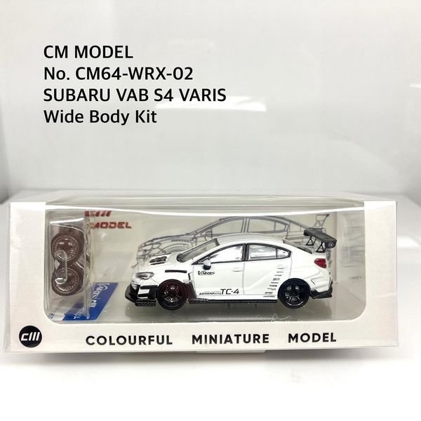 CM MODEL No.CM64-WRX-02 SUBARU VAB S4 VARIS White-Wide Body Kit ...