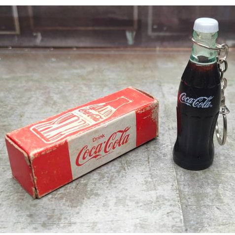 Coke Coca-Cola keychain Vintage Showa Retro!! bottle-shaped with ...