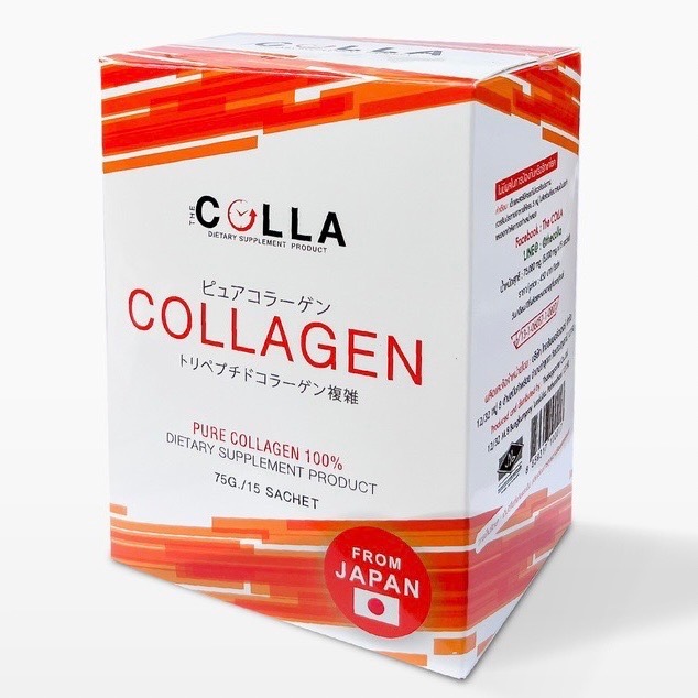 THE COLLA Pure Collagen Imported From Japan Packing Size 5 G./15 ...