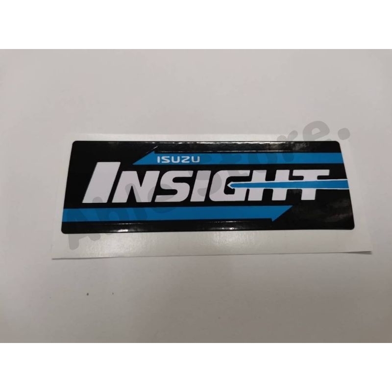 Original Sticker ISUZU INSIGHT For Pickup Truck Cover ALLNEW D-MAX ...