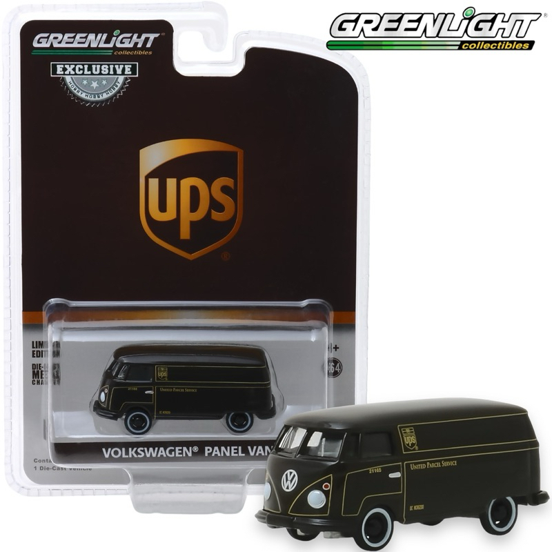 Greenlight | Volkswagen Panel Bus UPS สเกล 1:64 (30020) | Shopee Malaysia