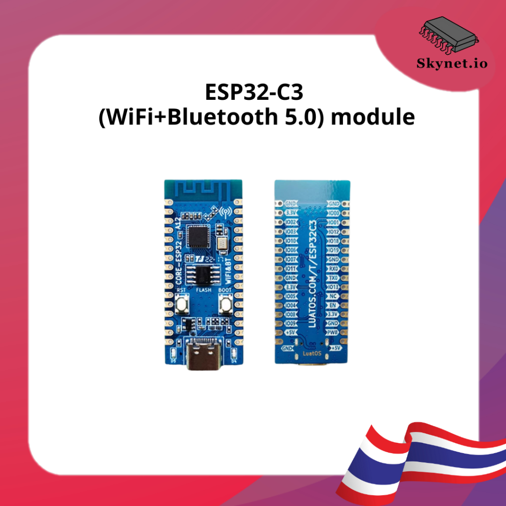 ESP32-C3 RISC-V (WiFi+Bluetooth 5.0) module/development board | Shopee Malaysia
