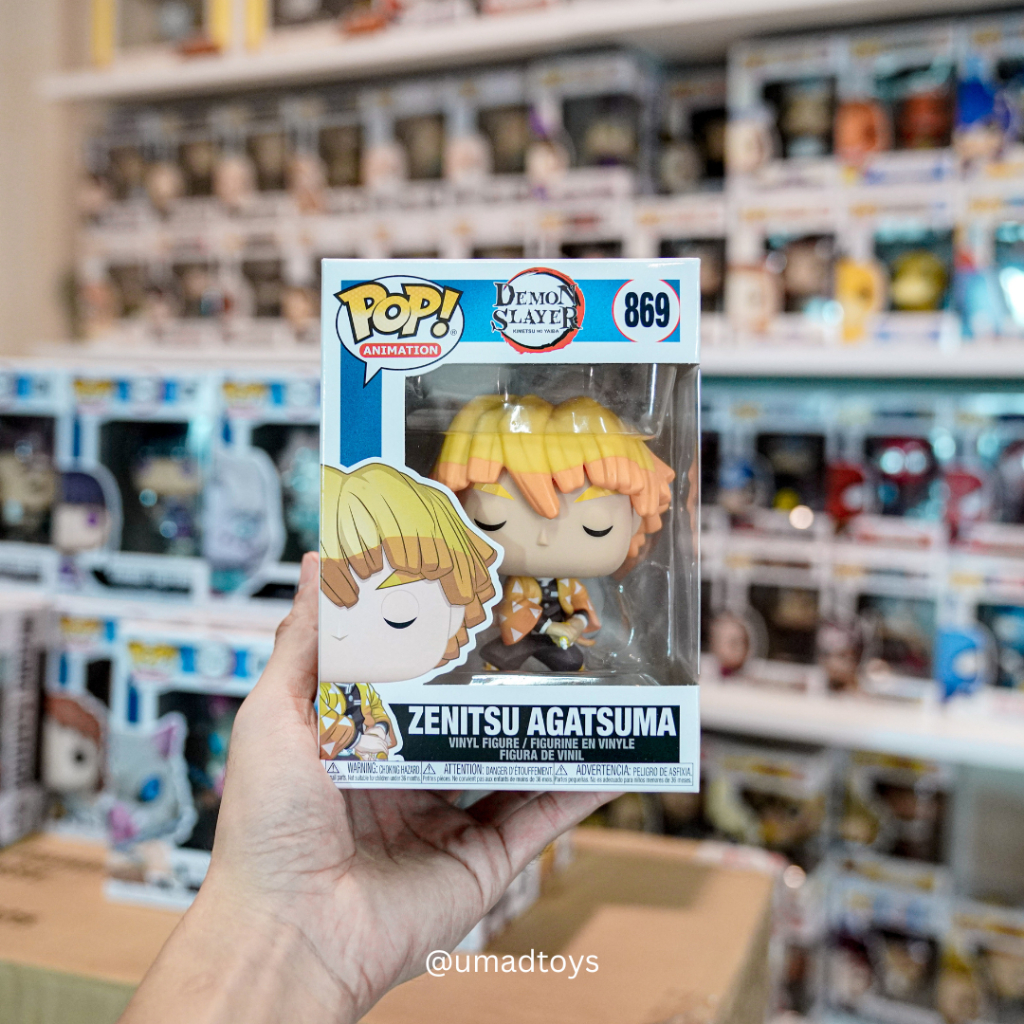 Funko Pop Demon Slayer: Zenitsu Agatsuma 869 (New Packing) | Shopee ...