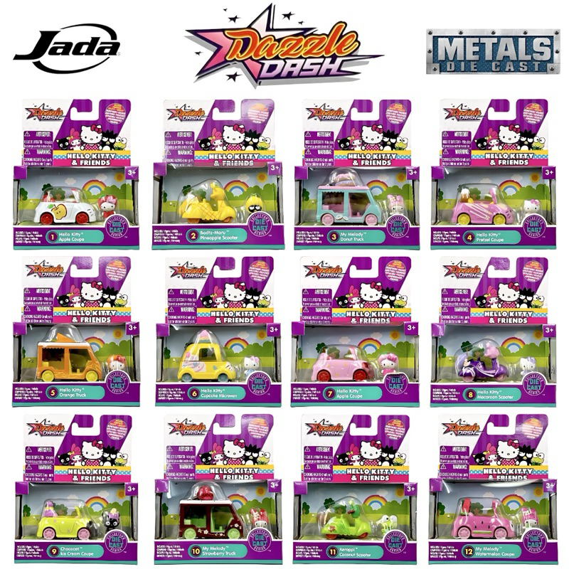 JADA | Dazzle Dash-Hello Kitty & Friends 12 Types To Choose | Shopee ...