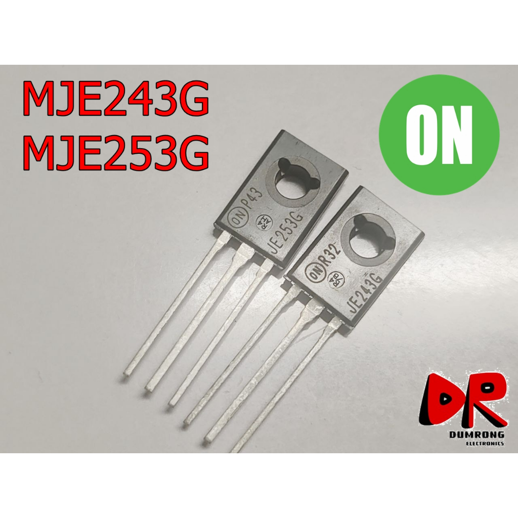 (1pcs) transistor MJE243 MJE253 Brand ON Semiconductor NPN/PNP TO225 ...