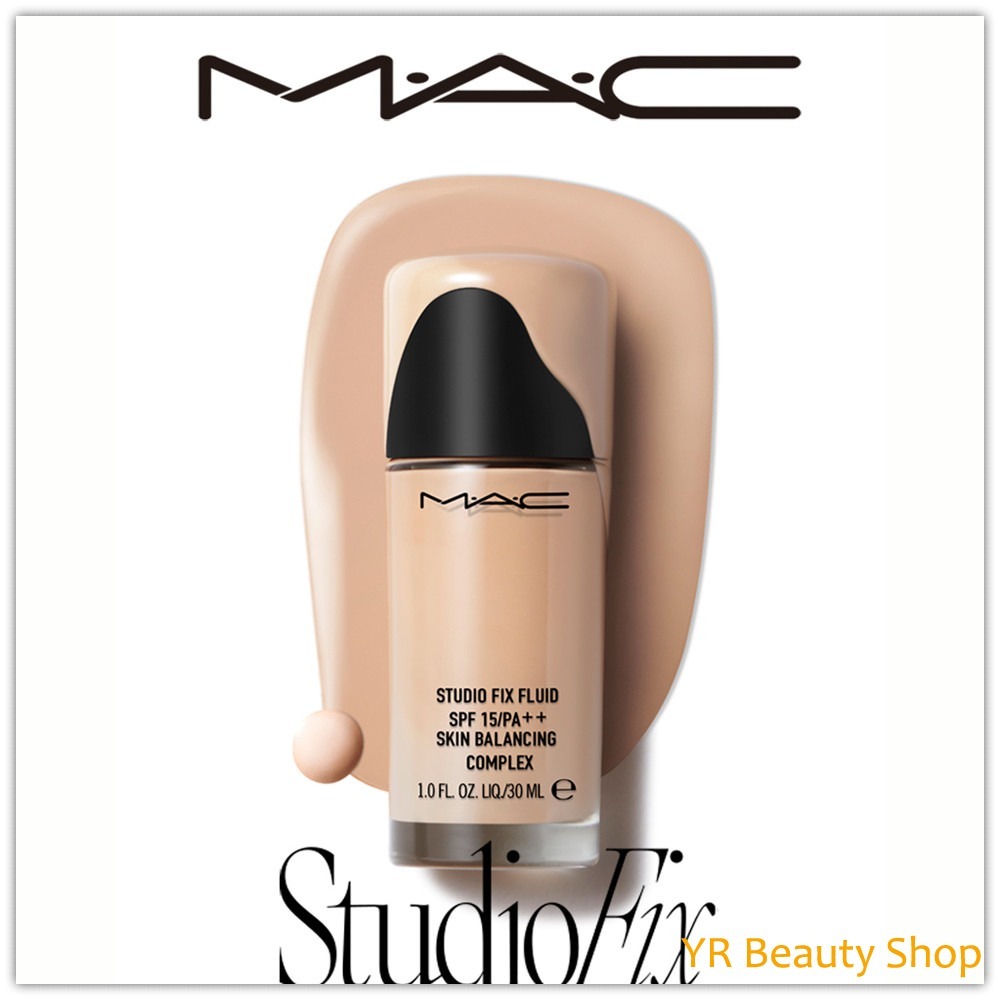 MAC STUDIO FIX FLUID SPF 15 FOUNDATION 30ml FOND DE TEINT N12/NC15/N18 ...