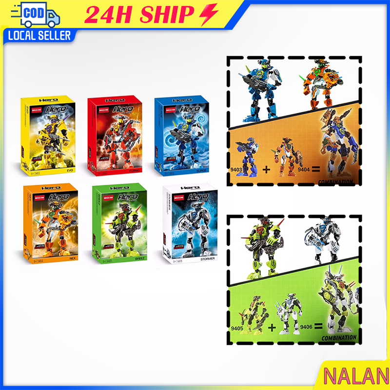 Toy Figure Hero factory Building Blocks Robot Model Super Warrior ...