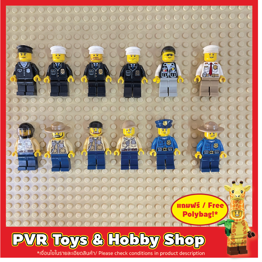 LEGO Minifigures CITY Police Set1 cmf Mini Figure USED | Shopee Malaysia