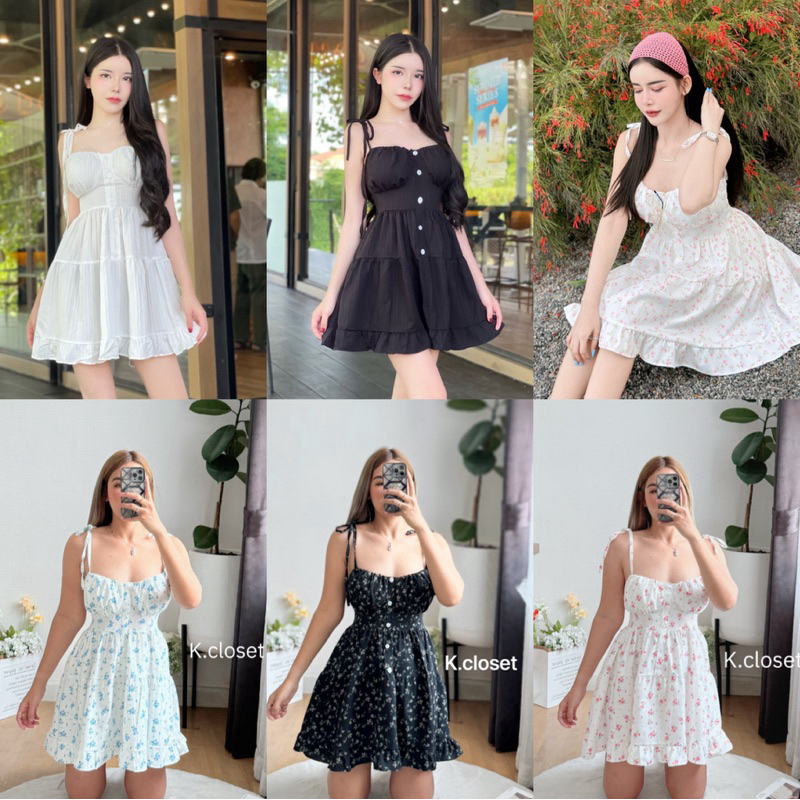 Mini Dress Flower Pattern There Are Many Types Of Value. | Shopee Malaysia