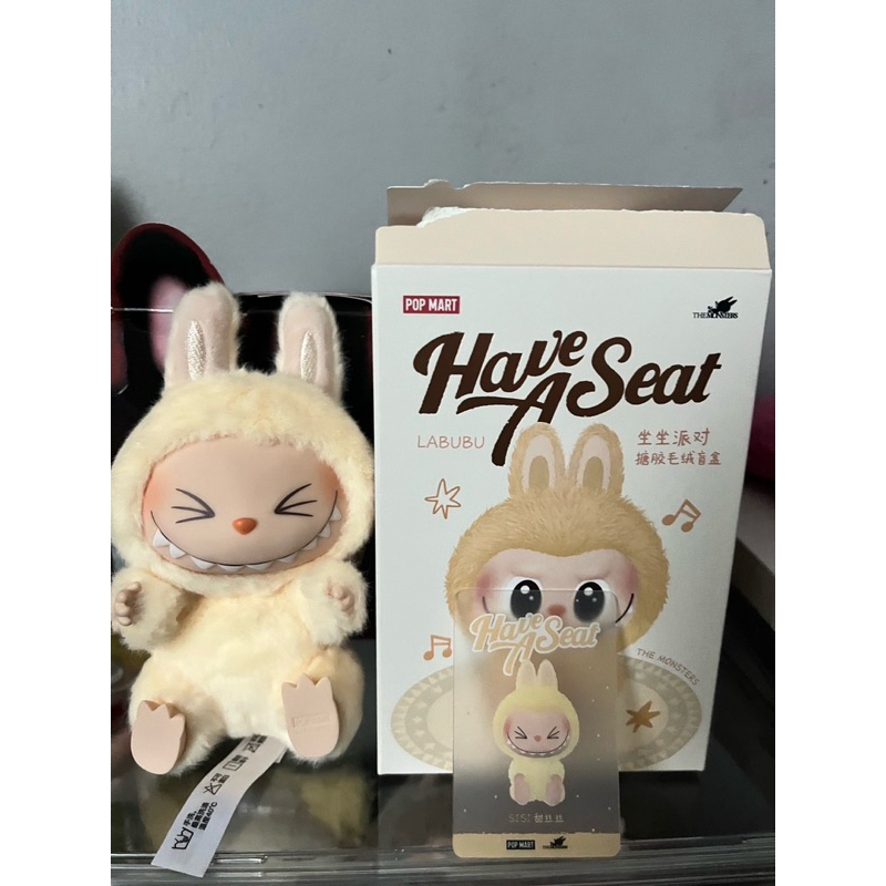 Live Thai Labuh V2 Pop Mart LABUBU V2 Have A Seat | Shopee Malaysia