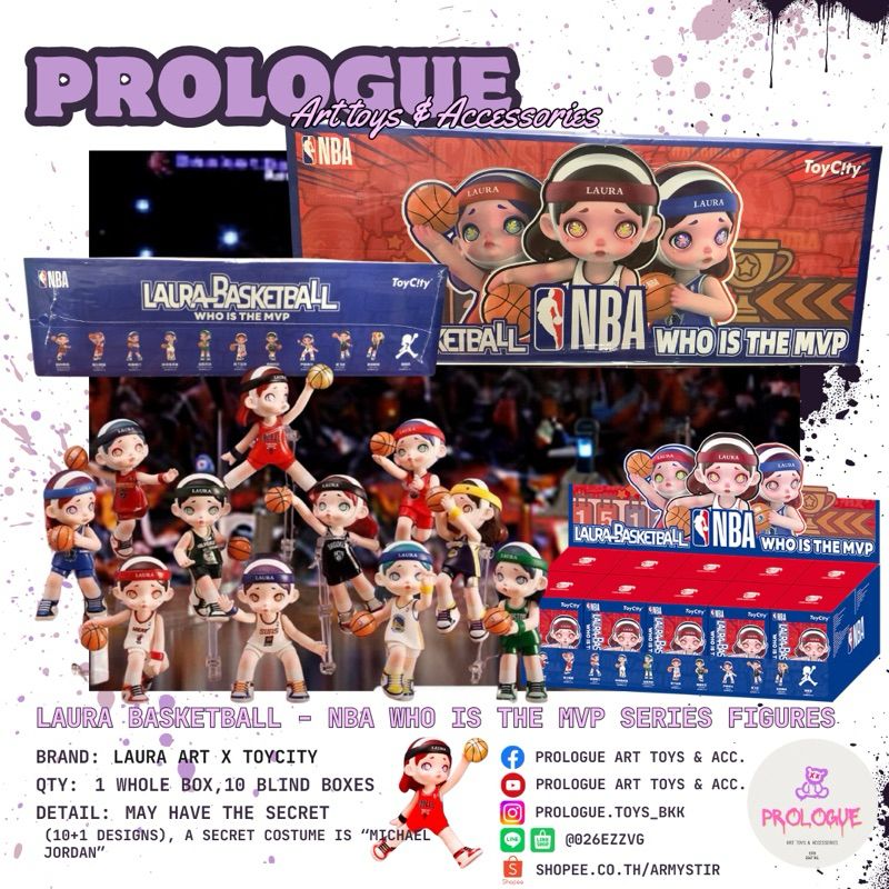 Laura Basketball NBA Who Is The MVP By Toycity Lift The Box In The Seal ...