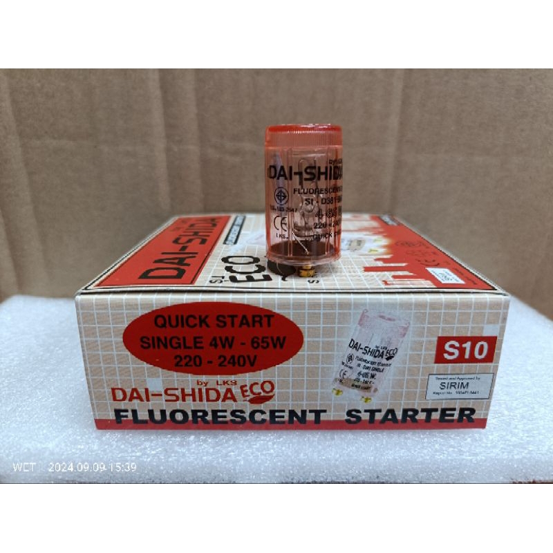 DAI-SHIDA Starter For ECO St-D381 Single 4-65W Fluorescent Lamp. 220 ...