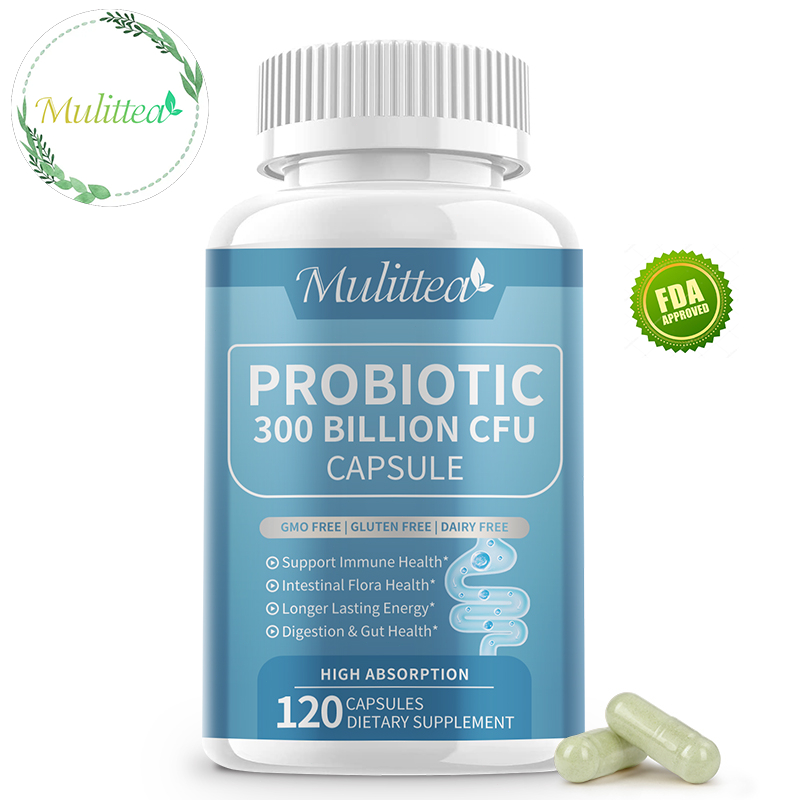 Mulittea Probiotic Hard Capsules 300Billion CFU Probiotics To Enhance ...