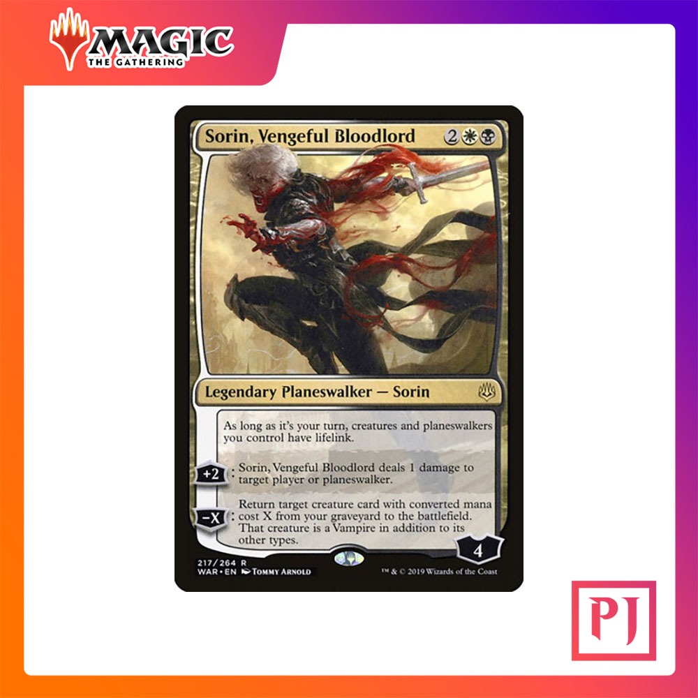 [MTG] Sorin Vengeful Bloodlord [WAR] [MULTI] [RARE] [NORMAL] [ENG ...