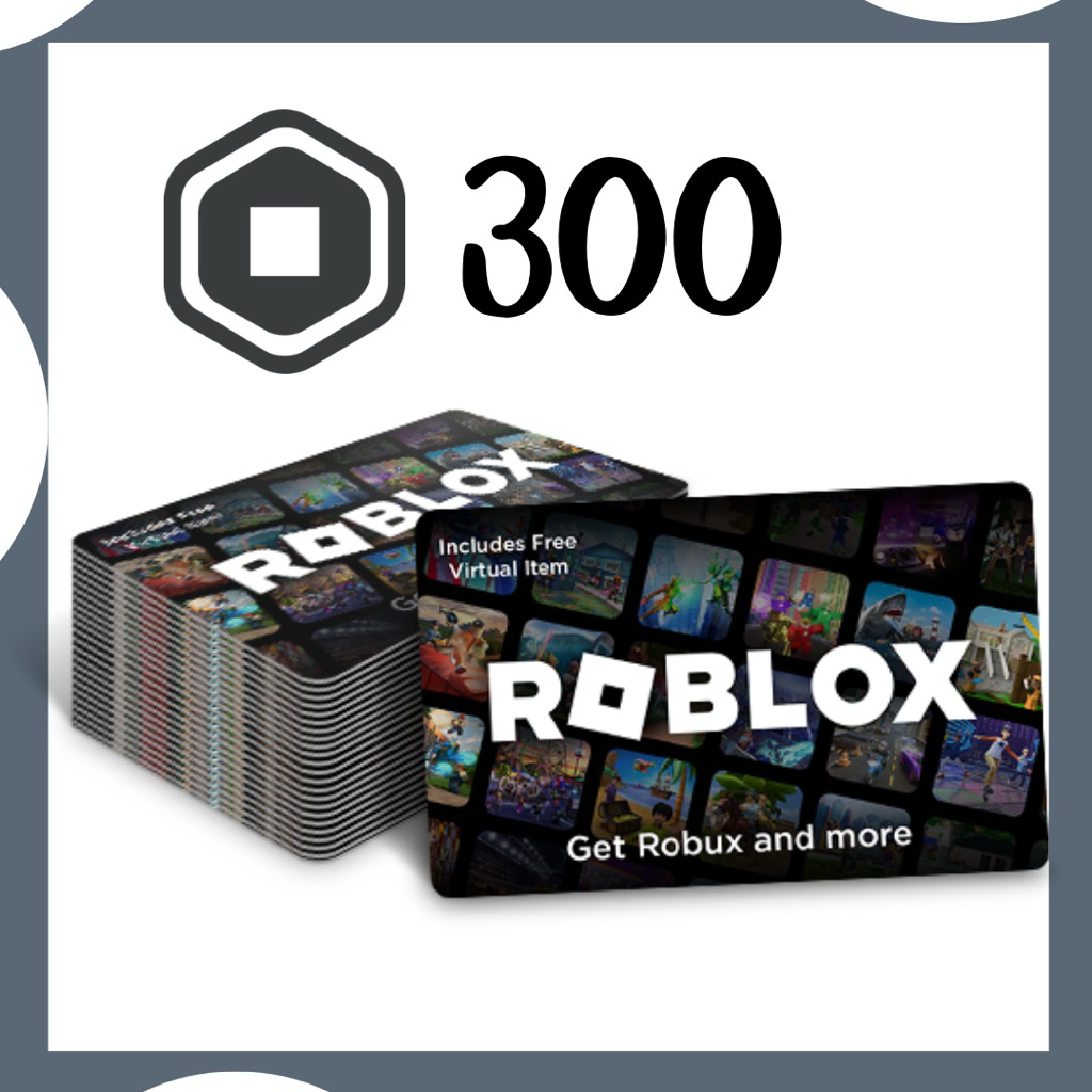 Roblox Robux 300 | Shopee Malaysia