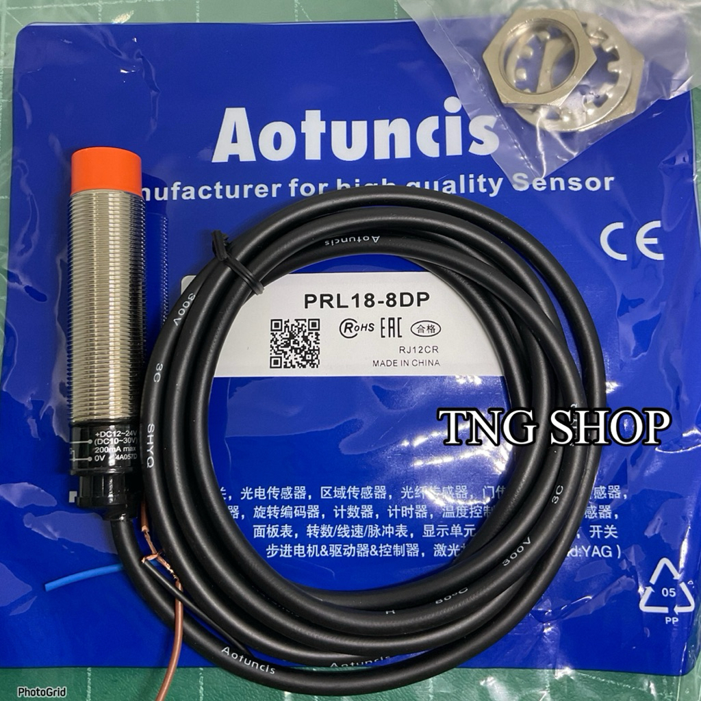 PRL18-8DP Proximity Sensor M18 Head Holding Distance 8 mm 3 Wires PNP NO | Shopee Malaysia