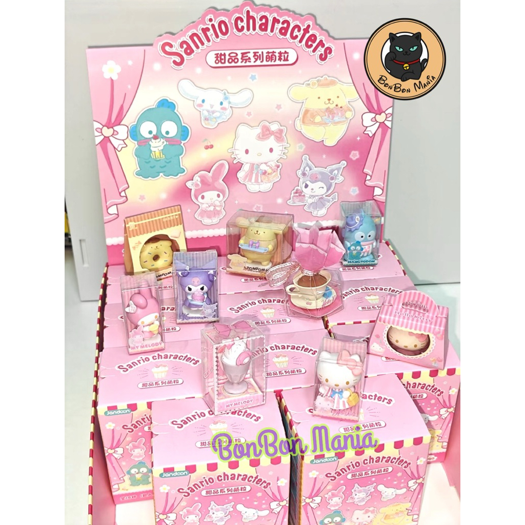 [Random-set]Sanrio Characters Mini Dessert series Cute Pieces blind box ...