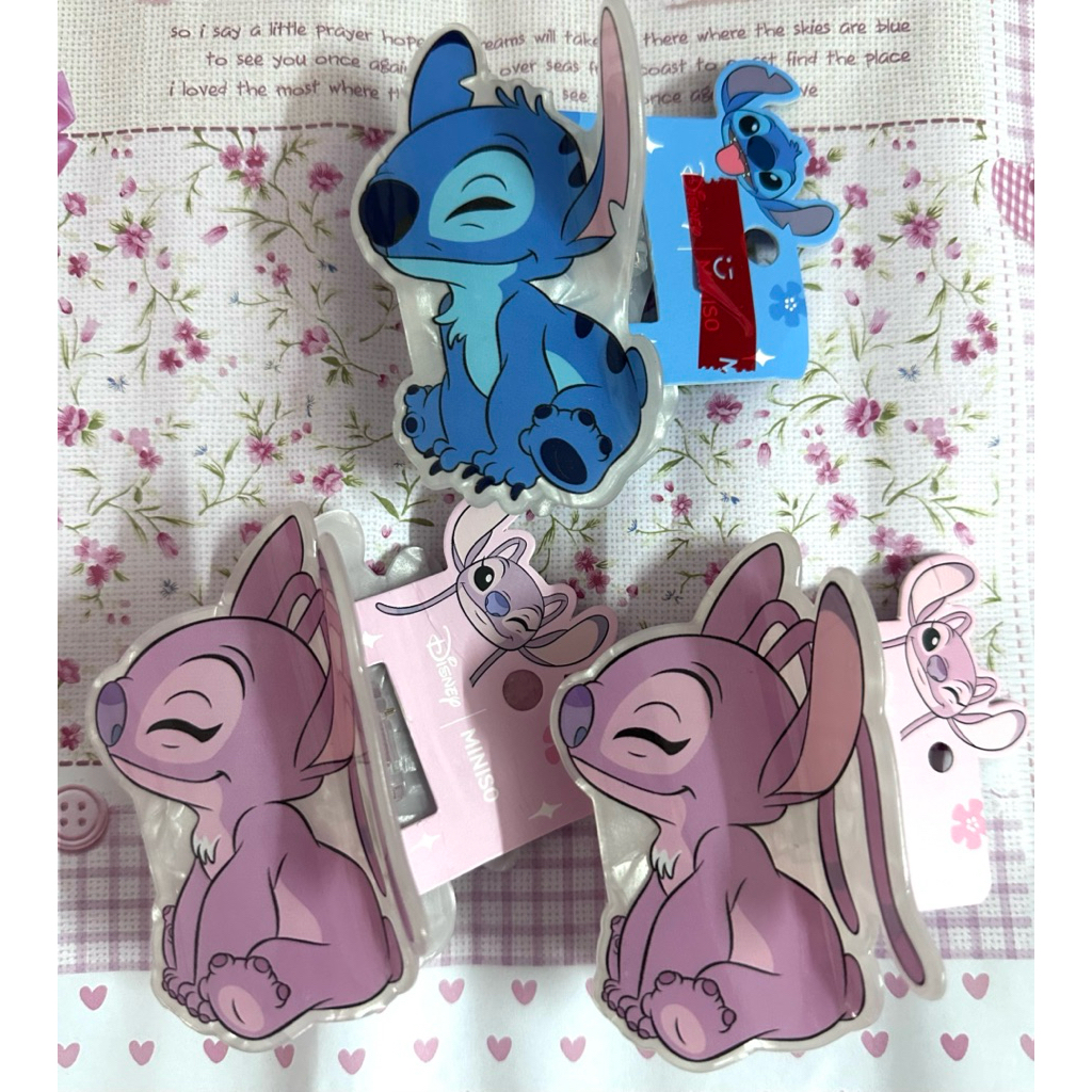 Stitch Hair Clips Angle Original Copyright Hairpin From Miniso china ...