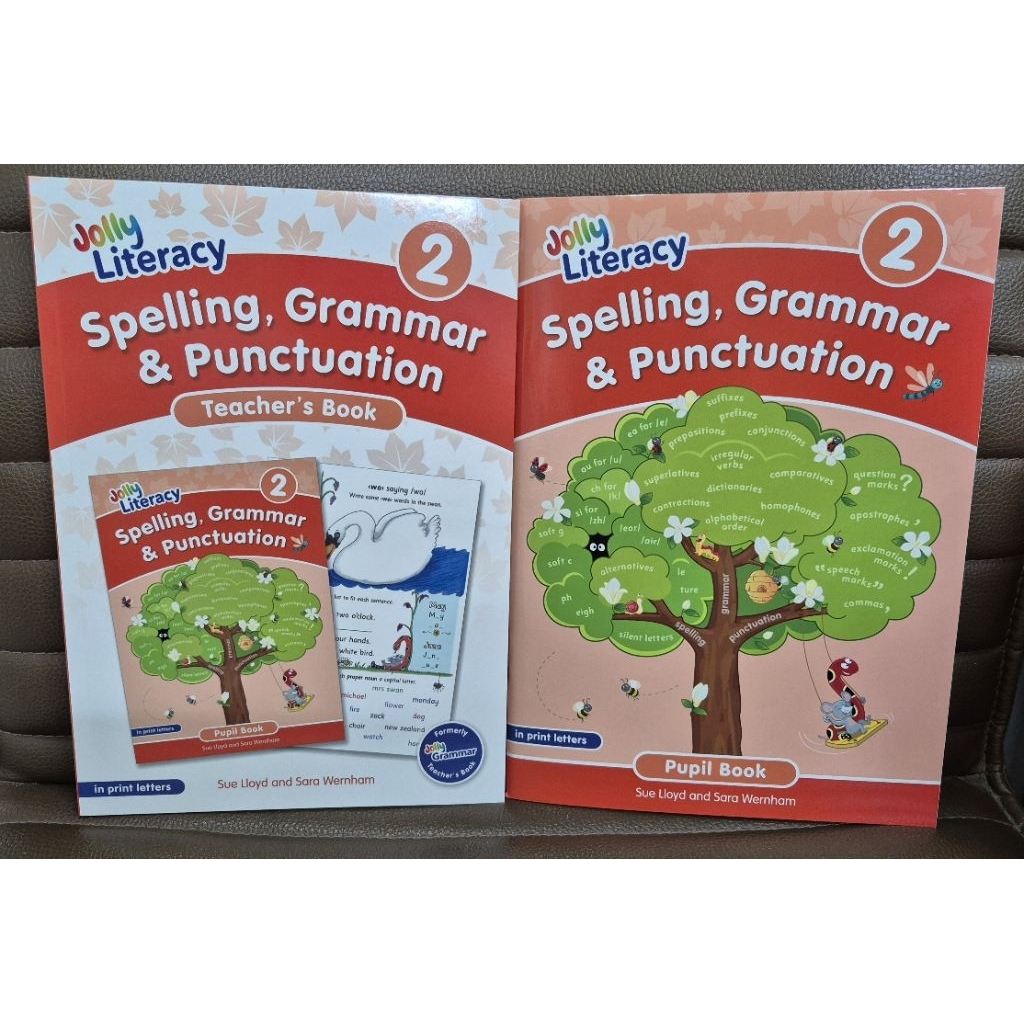 New! Set of Teacher & Pupil Book 2: Spelling Grammar Punctuation: Jolly ...