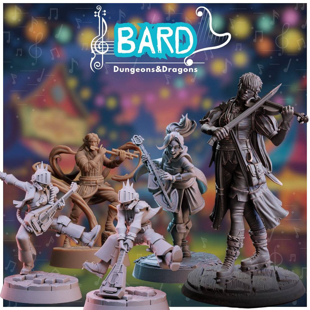 Dnd miniature Dungeon and Dragon BARD CLASS | Shopee Malaysia