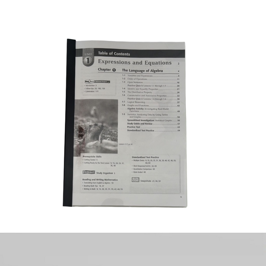 Textbook MATHEMATICS Mathayom 1 2 EP Year7 Secondary 1 Expressions and ...