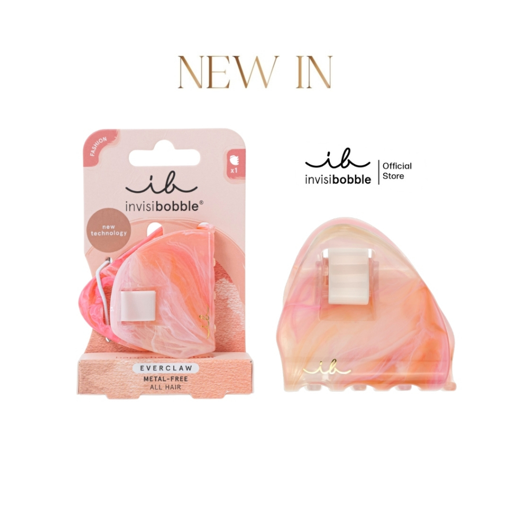 invisibobble Hair Clips Care No Metal Everclaw PINK BLOSSOM Model (1 ...