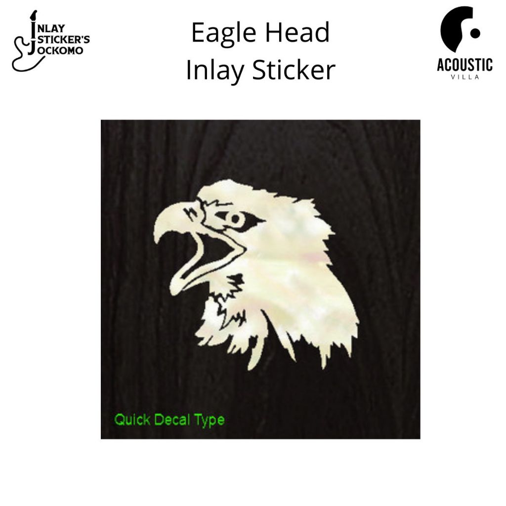 Eagle's Head Headstock Inlay Sticker | Shopee Malaysia