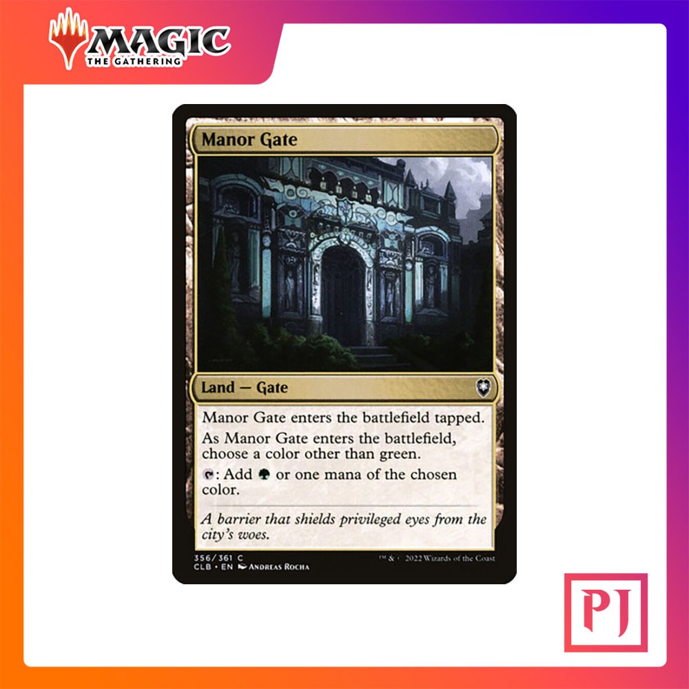 [MTG] Manor Gate [CLB] [LAND] [COMMON] [NORMAL] [ENG] (Magic Card/Magic ...