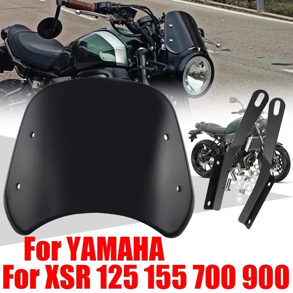 Suitable For Yamaha XSR700 XSR125 XSR155 XSR900 Motorcycle Windshield ...