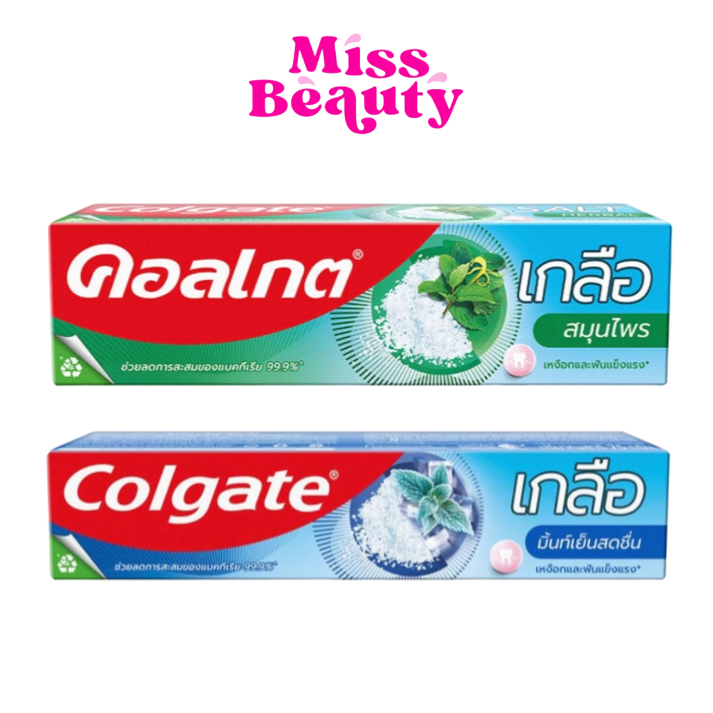 Colgate Salt With Fluoride Toothpaste Herbal Extra Fresh 100g | Shopee ...