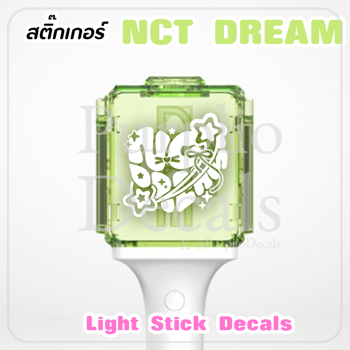 NCT DREAM Light Stick Decals Sticker-[Star+Ribbon] | Shopee Malaysia
