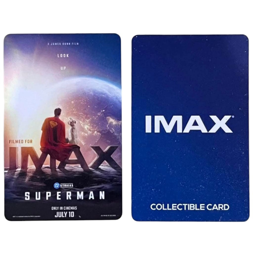 Solid Card IMAX Collectible Superman 2025 Major Cineplex 2025 DC James ...