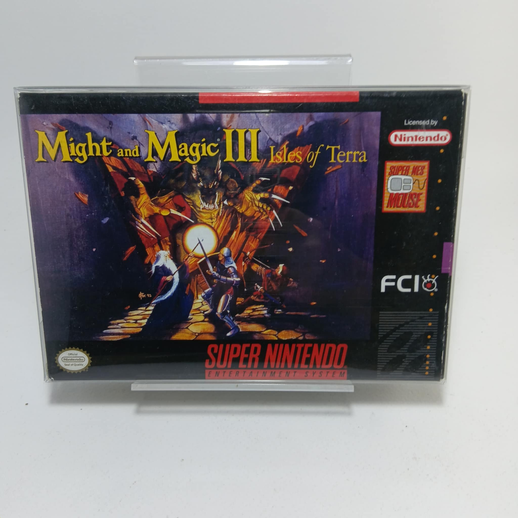 Might and Magic III: Isles of Terra SNES (Super Nintendo USA) | Shopee ...