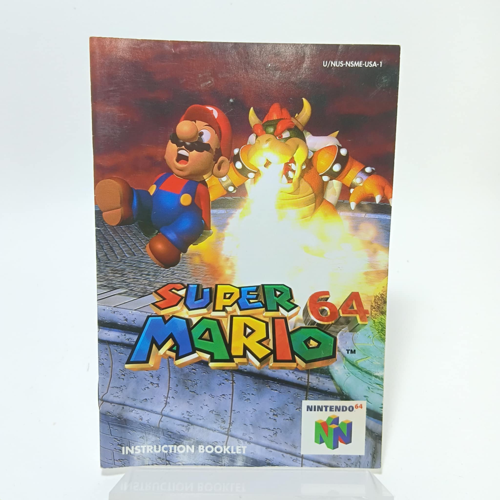 Original Super Mario 64 (Nintendo 64 USA) Game Manual From Nintendo ...