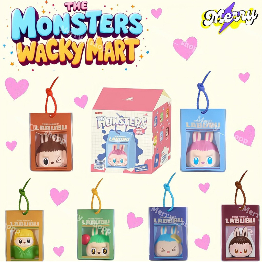 Popmart The Monsters Wacky Mart Series-Secret Labubu Squishy | Shopee ...