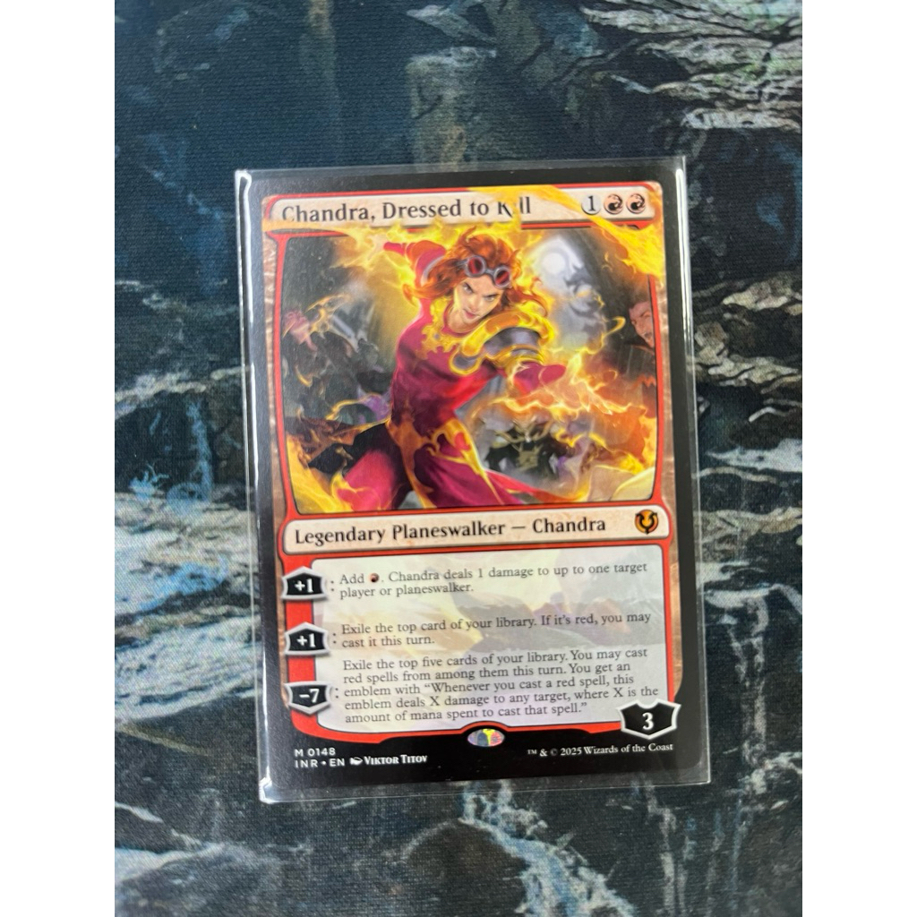 MTG Chandra Card Dressed to Kill Red Magic the Gathering EDH INR Model ...