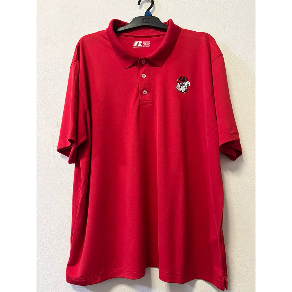 Chest 52 Inches 2xl Red Polo Shirt With Collar Has Flaws As Shown In ...
