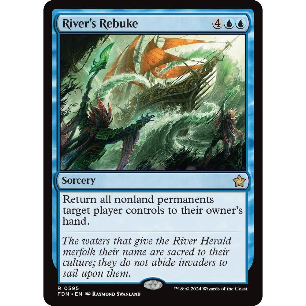 MTG : River's Rebuke-Foundations (FDN) | Shopee Malaysia