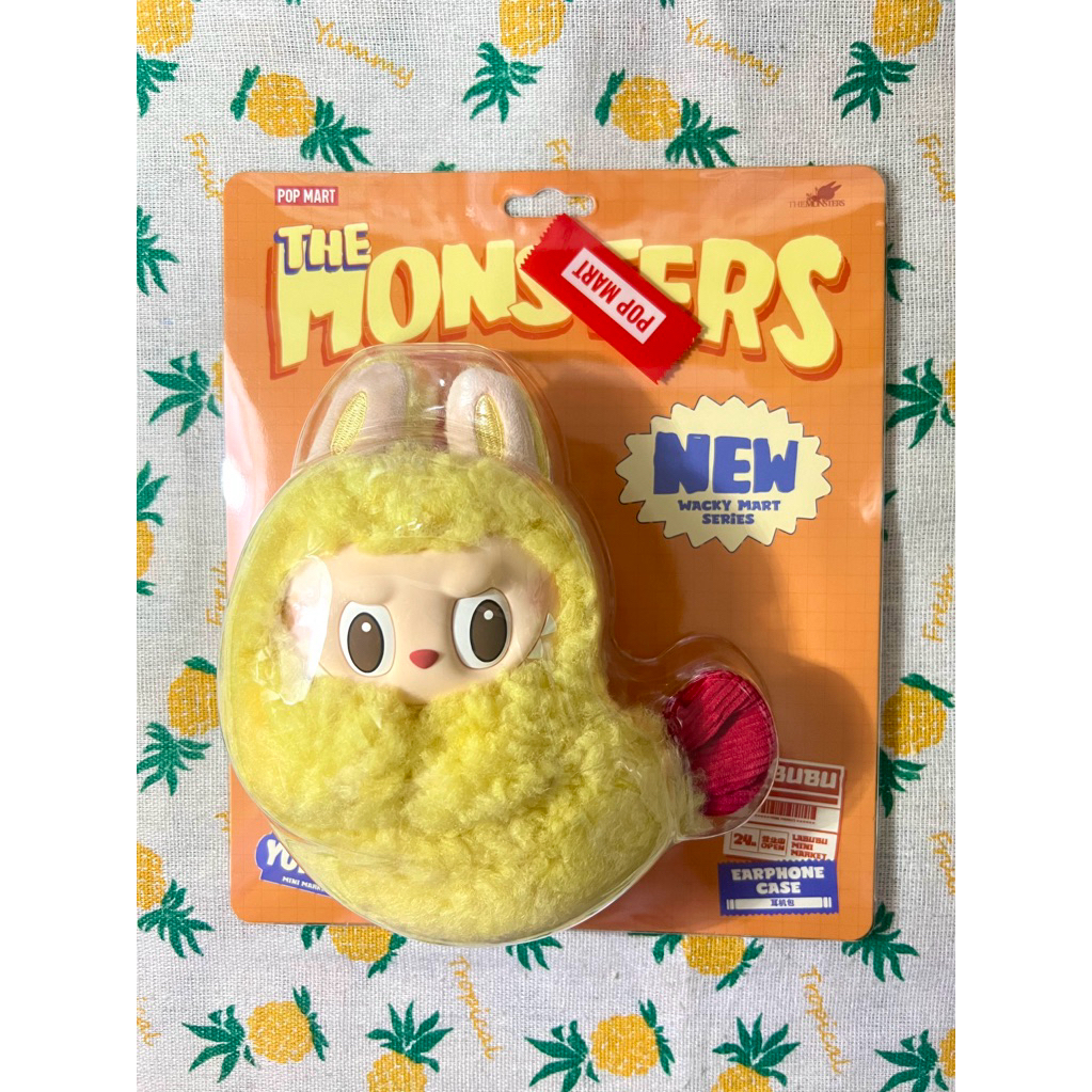 Labubu Keychain Shrimp Tempura THE MONSTERS Wacky Mart Series-Earphone ...
