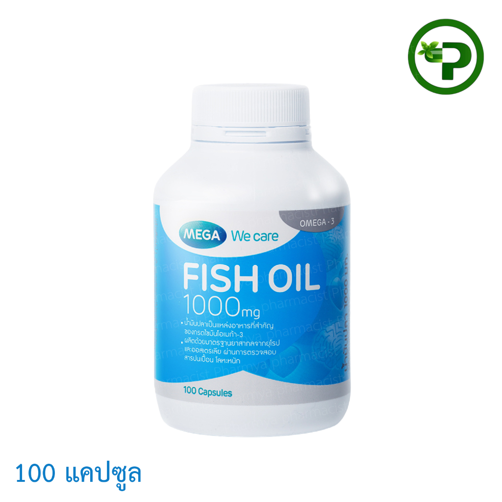 Mega We Care Fish Oil 1000mg 100 Tablets 1 Bottle | Shopee Malaysia