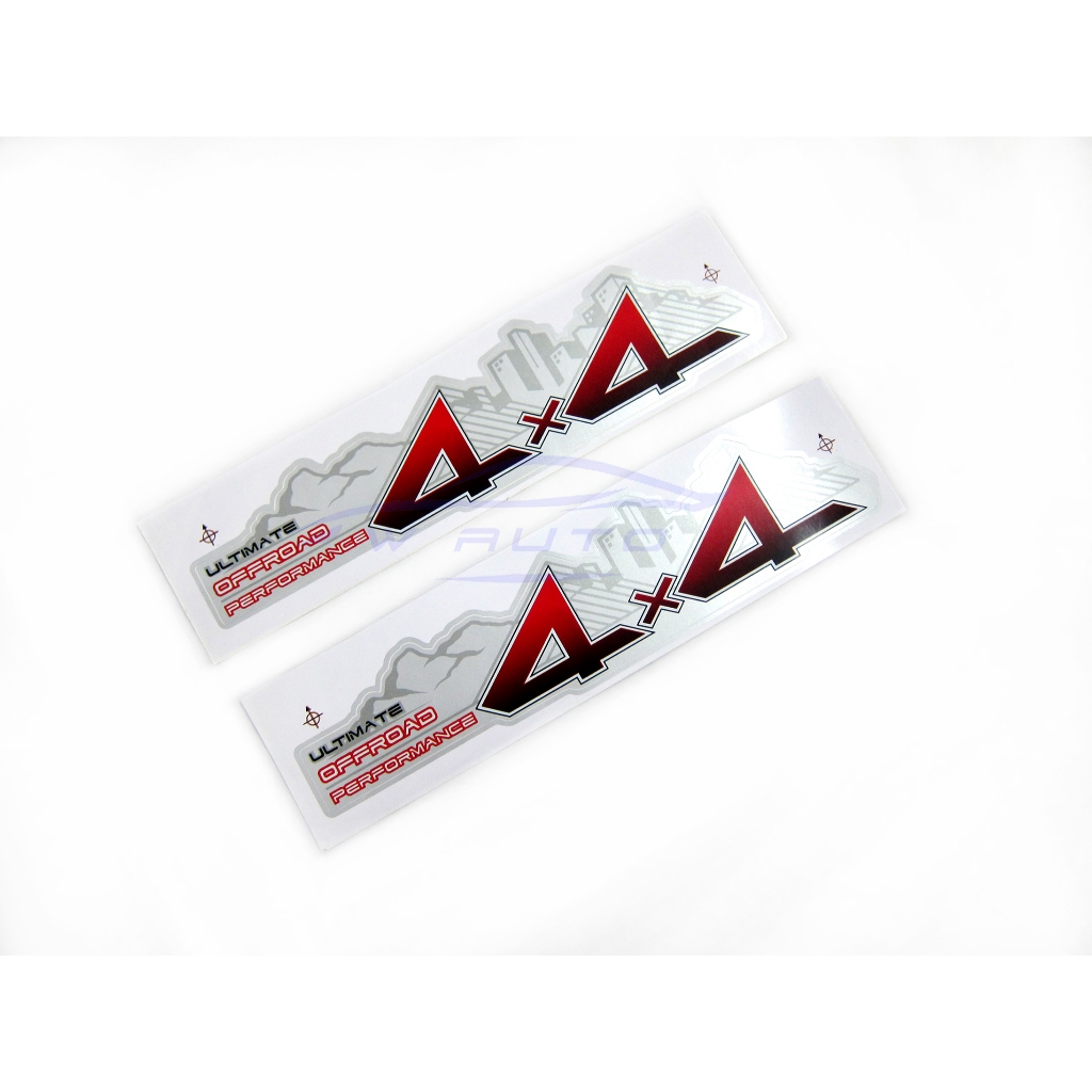 ULTIMATE 4x4 STICKER On The Rear Tailgate TOYOTA VIGO CHAMP Champion ...