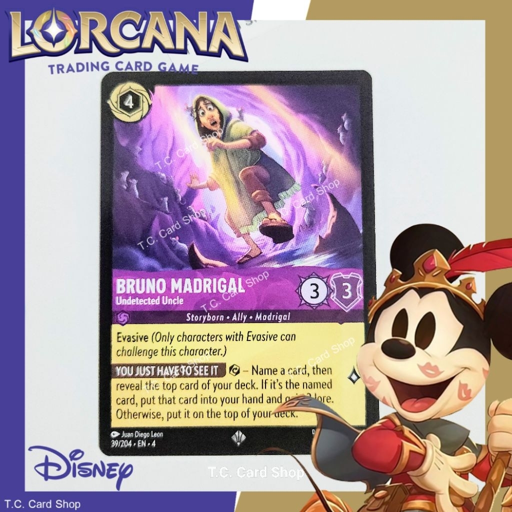Bruno Madrigal-Undetected Uncle SR 39/204-Disney Lorcana (Disney ...