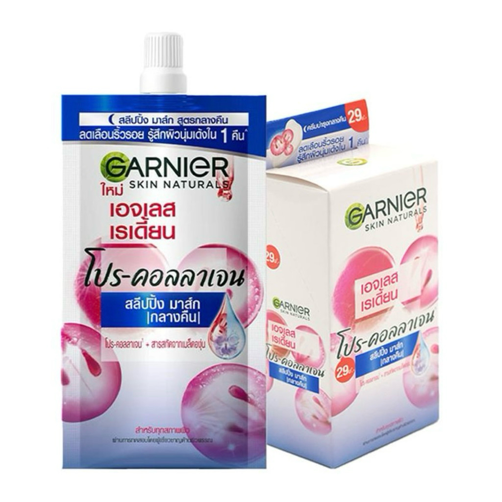 Garnier Ageless Slip Mark Pro Collagen 7 Ml. (6packet) | Shopee Malaysia