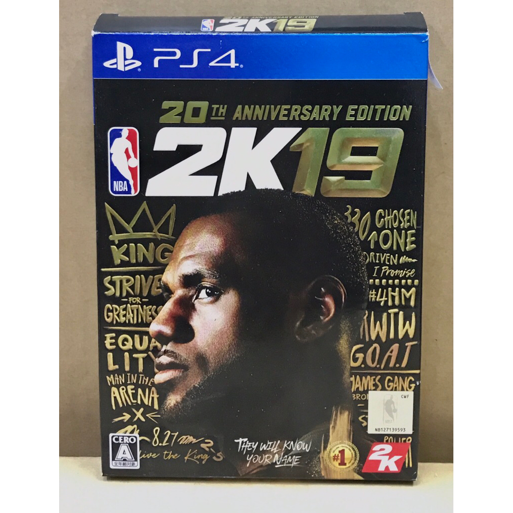Original Disc [PS4] NBA 2K19 (20th Anniversary Edition) (Japan) (EN ...