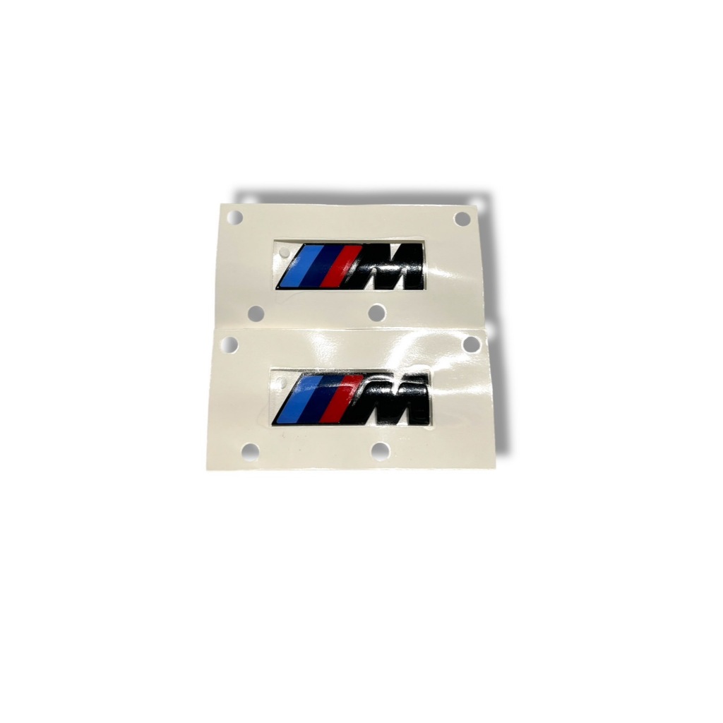 M Logo Sticker Glossy Finish 51145A4B373 (1 Set There Are 2 Pieces ...