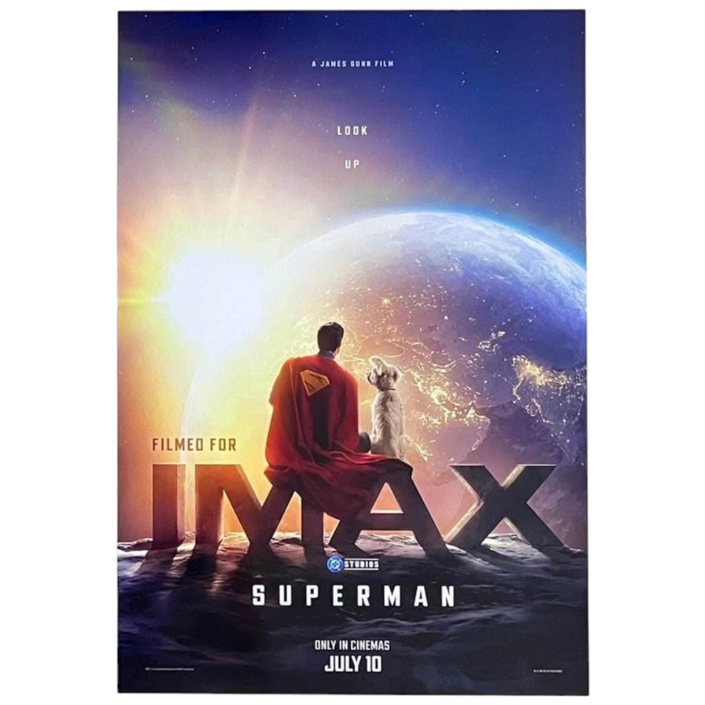 IMAX Poster Superman 2025 Authentic From Major Cineplex 2025 DC James ...