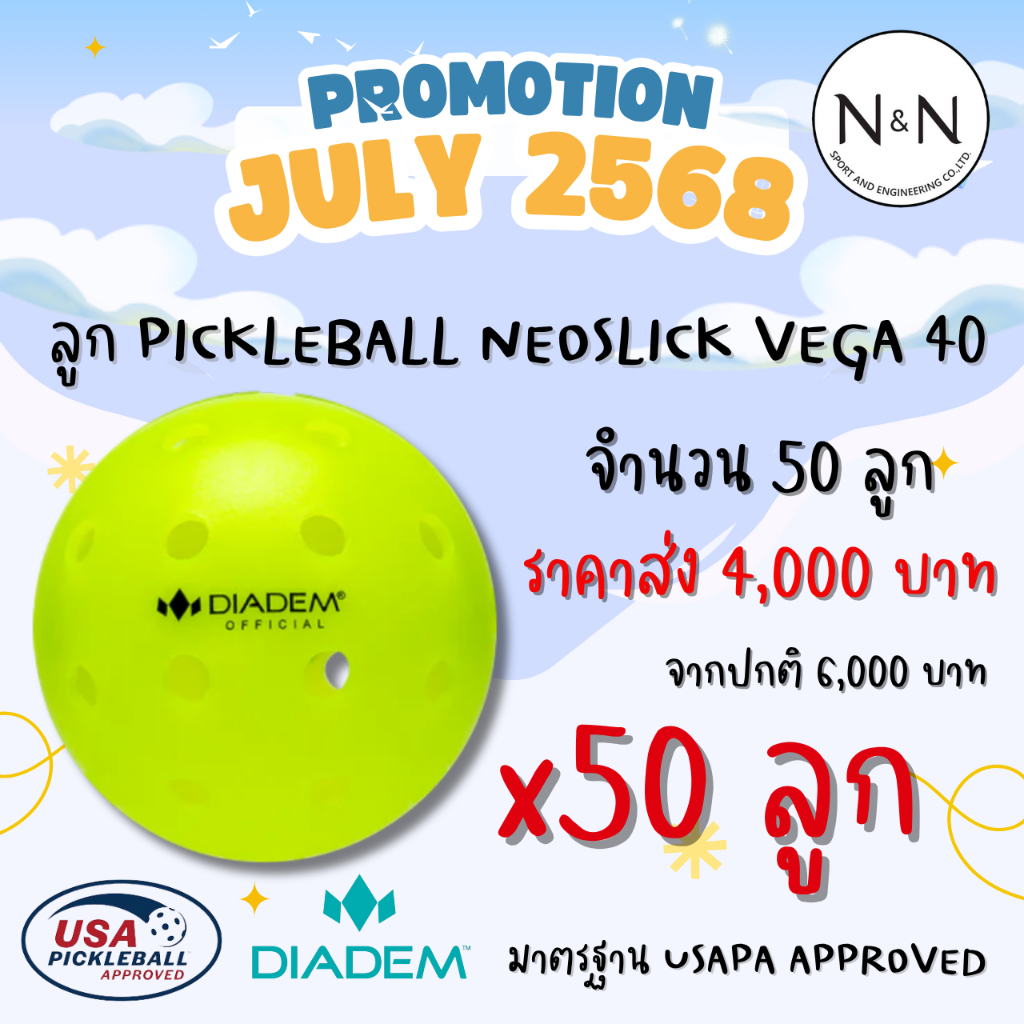 Pickleball Diadem Official Ball For OUTDOOR New Model Competition Grade ...
